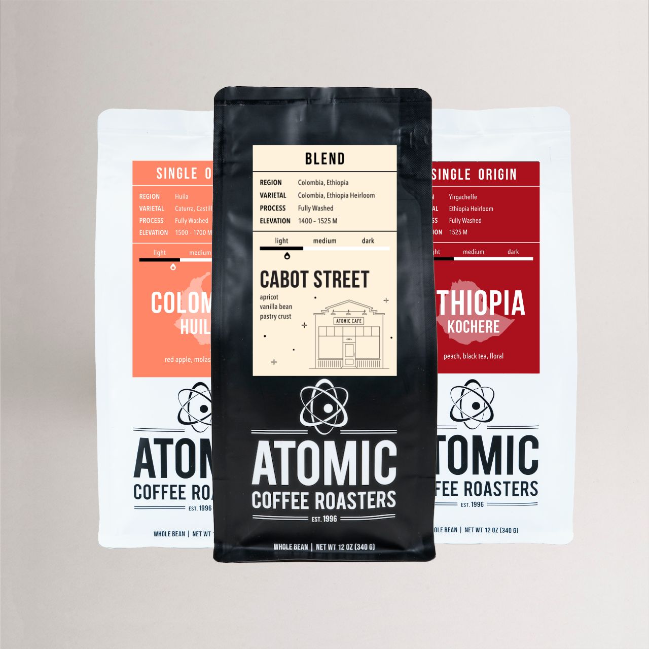 Light Roast Bundle – Atomic Coffee Roasters